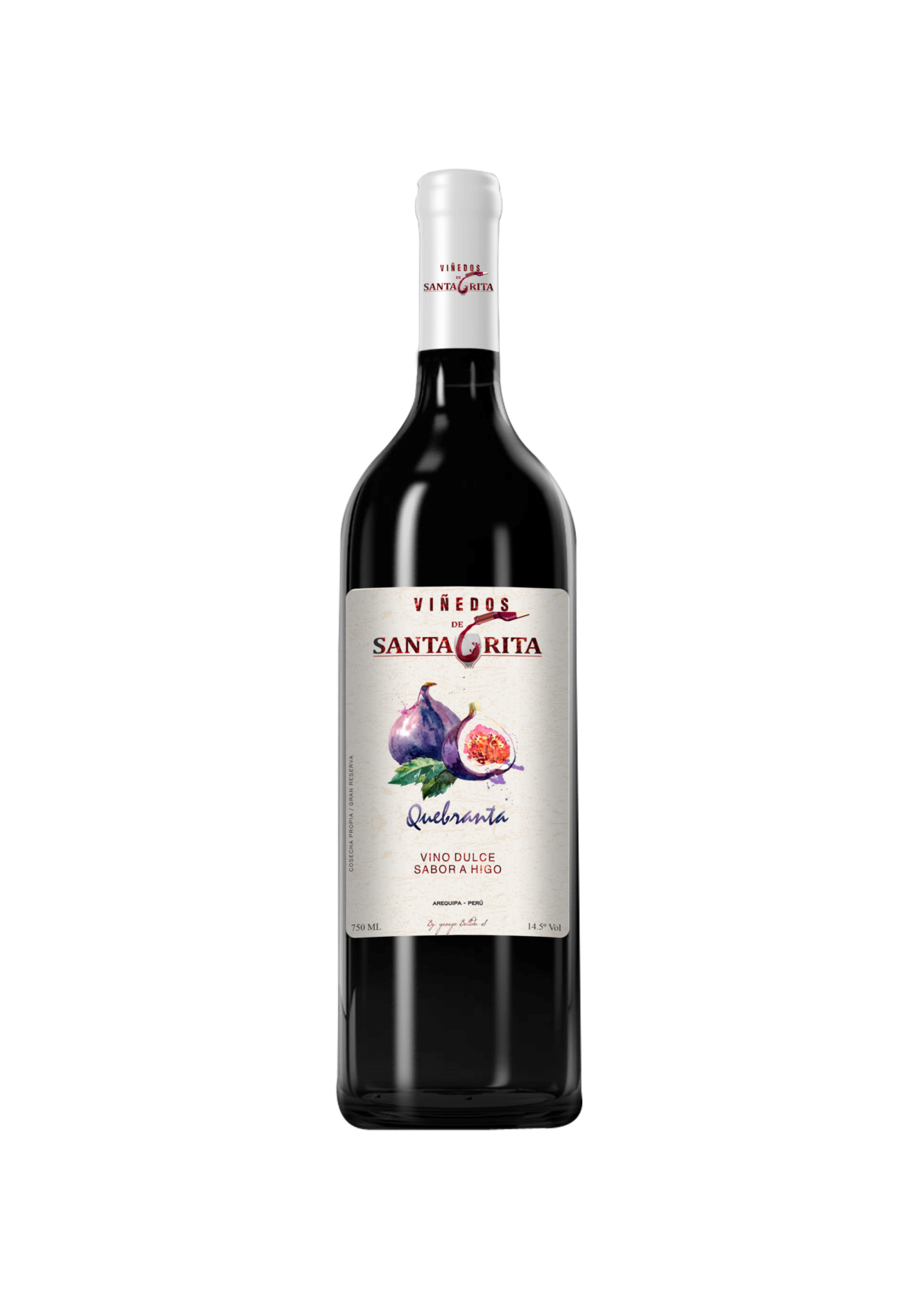 VIÑEDOS DE SANTA RITA VINO TINTO DULCE CON SABOR A HIGO UVA QUEBRANTA ...