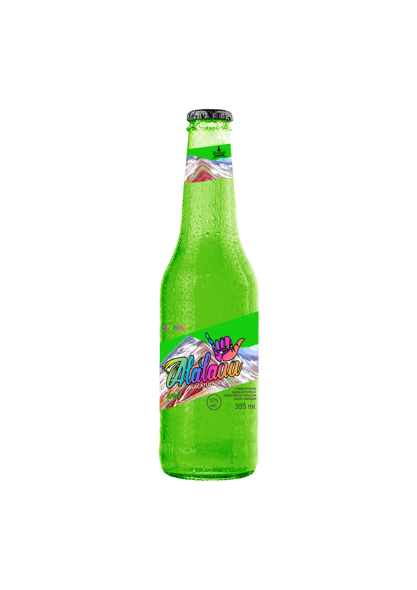 ALALAU EXTREME "APPLETINI" BEBIDA ALCOHOLICA GASIFICADA DE VODKA CON ...